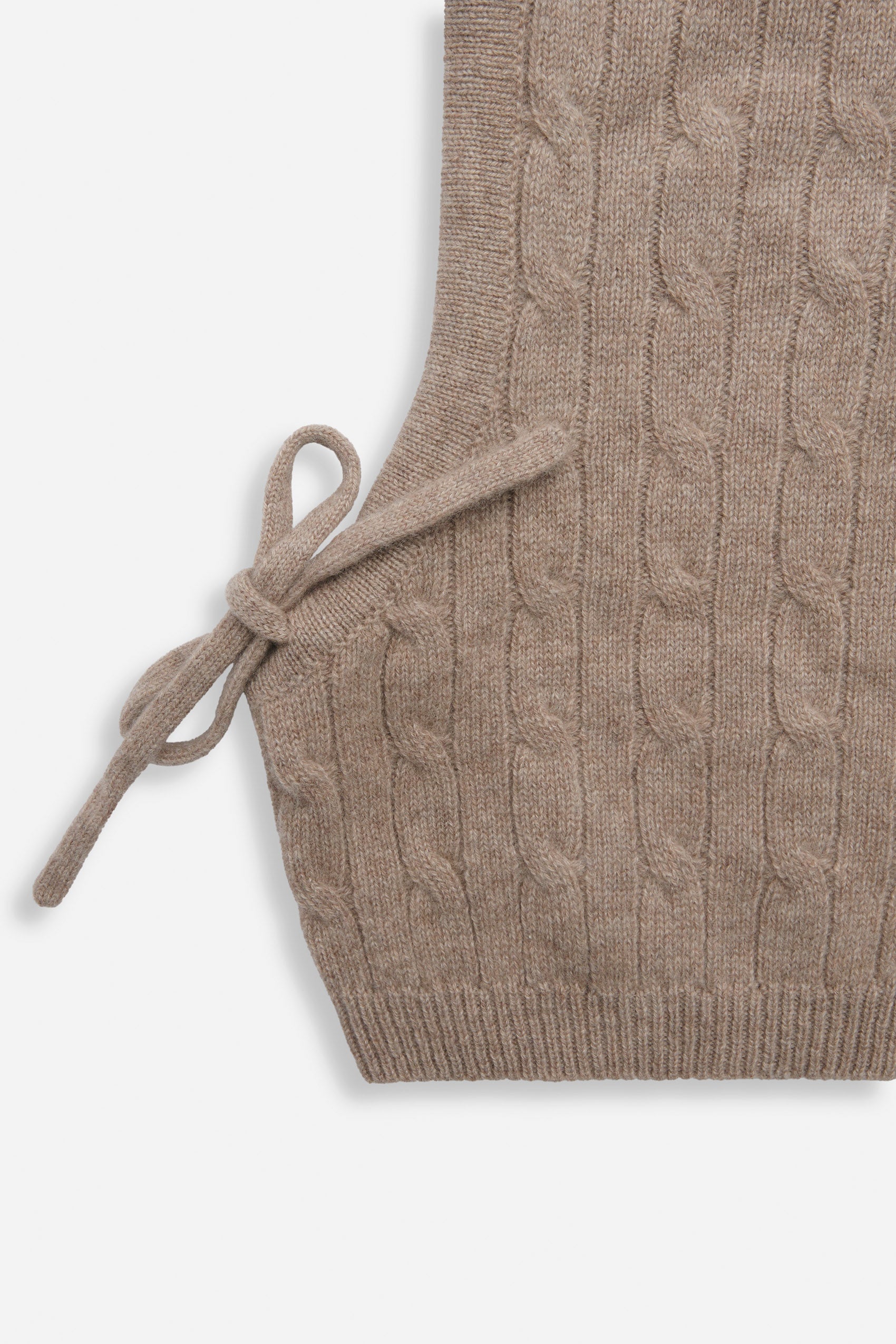 Balaclava Cable - Accessories - Mink – Davida Cashmere